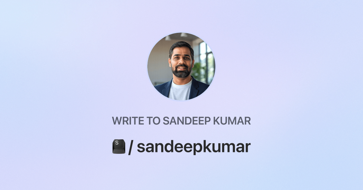 Contact Sandeep Kumar