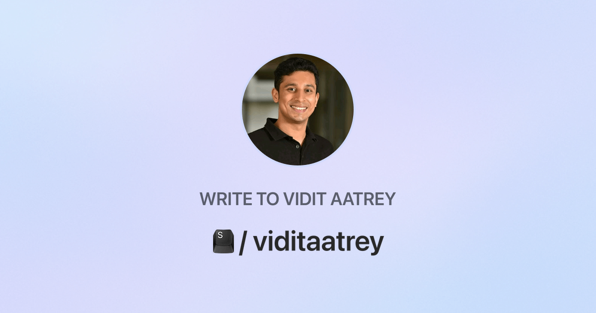 Contact Vidit Aatrey